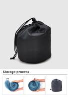 China PORTABLE U-shaped Travel Neck Pillow with Hood Breathable High Density Neck Cushion for sale