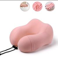 China Healthy Memory Nursing Foam Pillow 2023 Portable U-shaped Neck Pillow with Phone Cover for sale