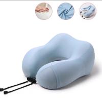 China Healthy Memory Nursing Foam Pillow 2023 Portable U-shaped Neck Pillow with Phone Cover for sale