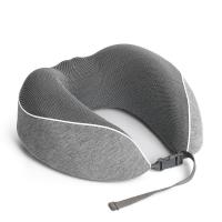 China Portable Neck Pillow 2023 Style Memory Foam U-shaped Travel Pillow with Custom Logo for sale