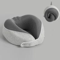 China Portable Neck Pillow 2023 Style Memory Foam U-shaped Travel Pillow with Custom Logo for sale