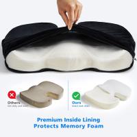 China Anti Hemorrhoids Memory Foam Seat Cushion for Office Customized Comfort Technology for sale