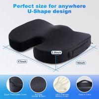 China Anti Hemorrhoids Memory Foam Seat Cushion for Office Customized Comfort Technology for sale