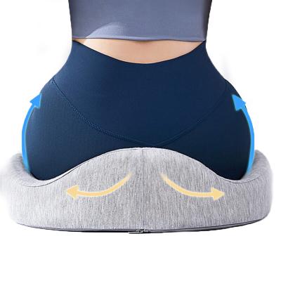 China Customized Yes Memory Foam Chair Cushion for Coccyx Pain Relief Contoured Design for sale