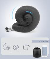 China U-shaped Memory Foam Travel Pillow Breathable Neck Support Cushion for Sprains Neck Pain for sale