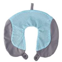 China Experience Comfort on the Go with Bravo Airplane Neck Support Pillow Cool Gel Memory Foam Travel Neck Pillow for sale