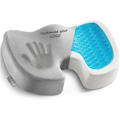 China Avialable Orthopedic Memory Foam Coccyx Gel U Shaped Chair Car Seat Cushion Pillow for sale