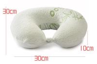 China Hotsale Portable U-shaped Memory Foam Airline Pillow for Office Lunch 30*30*10cm 0.5kg for sale