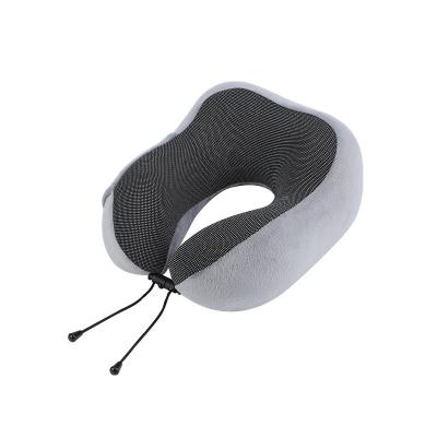 China Portable Memory Foam Travel Pillow Machine Washable Ideal for Airplane Car and Home for sale
