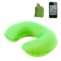 China Comfortable U-shaped Inflatable Travel Pillow for Long Trips and Office Lunch Breaks for sale