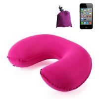 China Comfortable U-shaped Inflatable Travel Pillow for Long Trips and Office Lunch Breaks for sale
