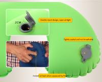 China Comfortable U-shaped Inflatable Travel Pillow for Long Trips and Office Lunch Breaks for sale