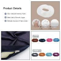 China Slow Rebounding Ring Medical Coccyx Orthopedic Memory Foam Donut Shaped Pillow Seat Cushion for sale