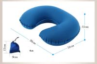 China Comfortable U-shaped Inflatable Travel Pillow for Long Trips and Office Lunch Breaks for sale