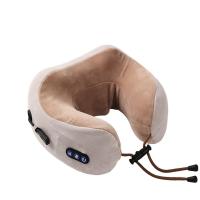 China 5V Neck Massager Pillow Memory Foam Travel Neck Support Heat Pillow for Traveling for sale