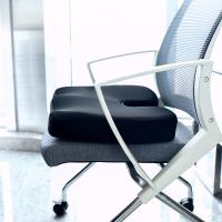 China Super Soft Fabric Memory Foam Seat Cushion 's Popular Choice for Back Pain Relief for sale
