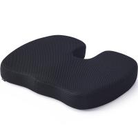 China Super Soft Fabric Memory Foam Seat Cushion 's Popular Choice for Back Pain Relief for sale