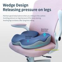 China 2022 Memory Foam Wedge Seat Cushion for Car and Chair 0.8-1 Kg Customizable Design for sale