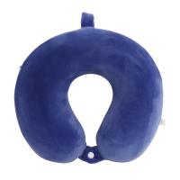 China Knitted Cover Memory Foam Customized U Shaped Travel Pillow for Car Neck Comfortable for sale