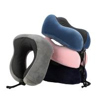 China Portable Mobile Phone Storage U-Neck Pillow Customized Plush Memory Foam for Travel for sale