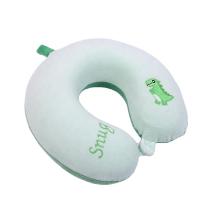China Portable Office Nap U-Shaped Memory Foam Neck Pillow with Cartoon Design and Anti-Static for sale