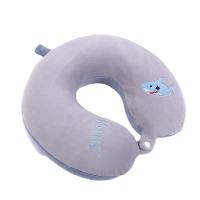 China Portable Office Nap U-Shaped Memory Foam Neck Pillow with Cartoon Design and Anti-Static for sale