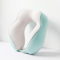 China Memory Foam U-shaped Travel Pillow Portable Office Lunch Pillow Neck Support Cushion for sale