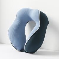 China Memory Foam U-shaped Travel Pillow Portable Office Lunch Pillow Neck Support Cushion for sale