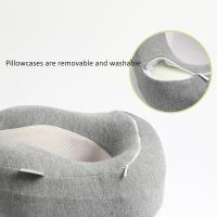 China Memory Foam U-shaped Travel Pillow Portable Office Lunch Pillow Neck Support Cushion for sale