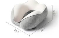 China Memory Foam U-shaped Travel Pillow Portable Office Lunch Pillow Neck Support Cushion for sale