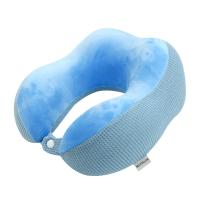China 100% Polyester Fiber Filling U-Shaped Memory Foam Slow Rebound Neck Pillow for Travel for sale