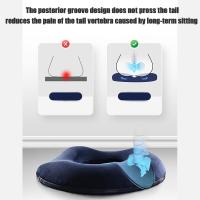 China Comfortable Soft Memory Foam Seat Cushion for Hemorrhoid and Tailbone Relief in House for sale
