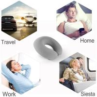 China Memory Foam Neck Pillow Customized Design for Airplane Travel Comfort and Lightweight for sale