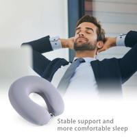 China 32*30*9 cm Comfortable Breathable Memory Foam Travel Neck Pillow for Home Office Chair for sale