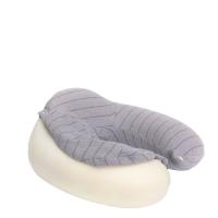 China Travel in Comfort with Memory Foam U-Shaped Neck Pillow and Eye-Catching Striped Design for sale