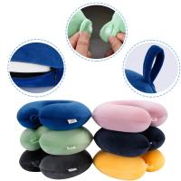 China Memory Foam Polyurethane Foam Filling Material U-shaped Neck Support Pillow for Trips for sale