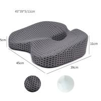 China Breathable Square Memory Foam Seat Cushion and Pillow for Comfortable Seating Support for sale