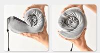China Product Size 27*27*14cm Memory Foam Adjustable Cervical Neck Pillow for Airplane Nap for sale