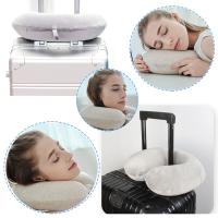 China Soft Slow Rebound Memory Foam U-Shaped Neck Pillow for Custom Aircraft Anti-Bacterial for sale
