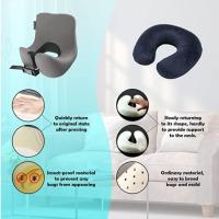 China U Shaped Neck Pillow Travel All-Season Slow Rebound Memory Foam Travel Pillow for OEM/ODM for sale