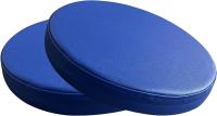 China Frabury 2 Pack Round Leather Seat Cushions 16x2 Inch Blue OEM ODM Yes More comfortable for sale