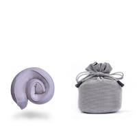 China Knitted Fabric Memory Foam Travelling Airplane U-Shape Neck Pillow with Comfy Support for sale