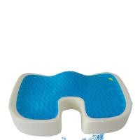 China Customized Wash label Design U-Shape Gel Memory Foam Coccyx Cushion for Tailbone Pain for sale