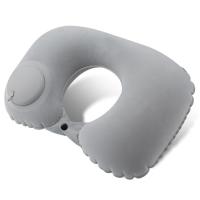 China Lightweight and Portable U-Shape Inflatable Travel Pillow 40*28*11cm for Car Headrest for sale