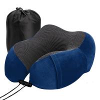 China 200TC Memory Foam Neck Pillow The Perfect Travel Companion for Airplane Head Support for sale