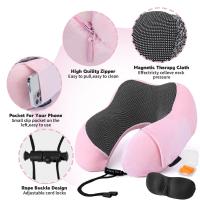 China 200TC Memory Foam Neck Pillow The Perfect Travel Companion for Airplane Head Support for sale