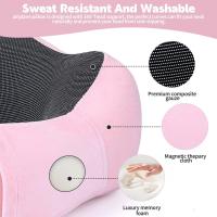 China 200TC Memory Foam Neck Pillow The Perfect Travel Companion for Airplane Head Support for sale