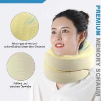 China Anti-Static Cervical Orthopedic Foam Neck Pillow for Comfortable Sleep on Airplanes for sale