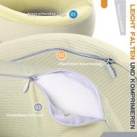 China Anti-Static Cervical Orthopedic Foam Neck Pillow for Comfortable Sleep on Airplanes for sale