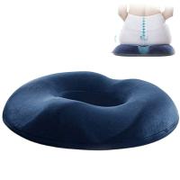 China Round Memory Foam Orthopedic Hemorrhoid Donut Seat Cushion for Comfortable Sitting for sale